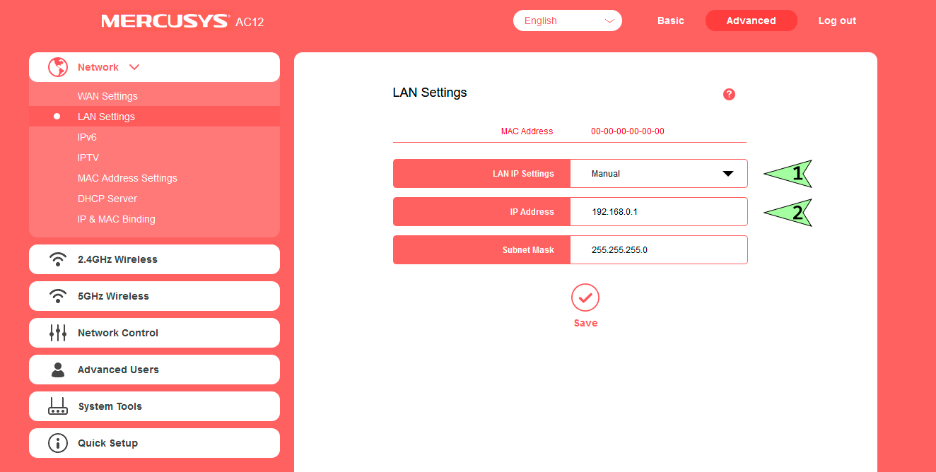 Setting up the router Mercusys: Configuring routers - Technical support Briz