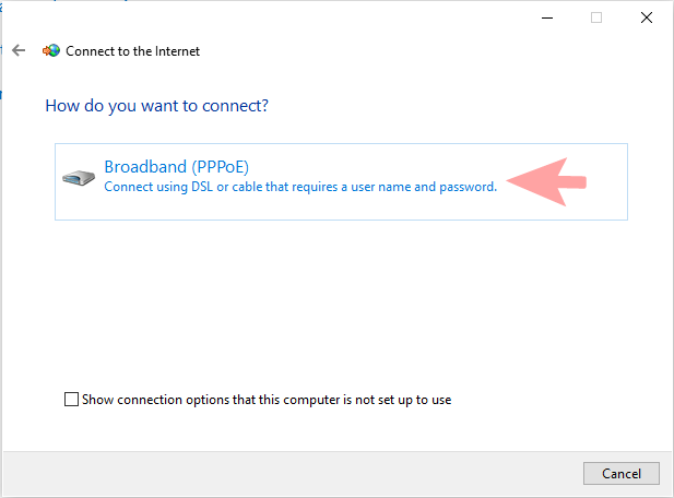 Configuring PPPoE in Windows 10: Internet on PC - Technical support Briz
